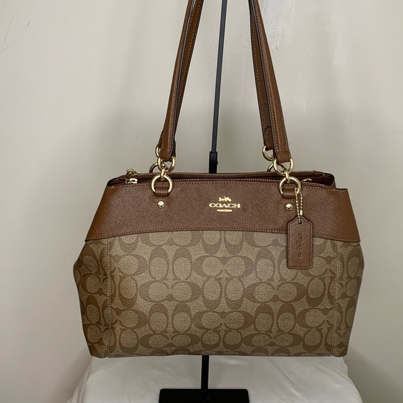 Coach | Bags | Coach F2639 Mini Brooke Carryall Signature Coated Canvas ...